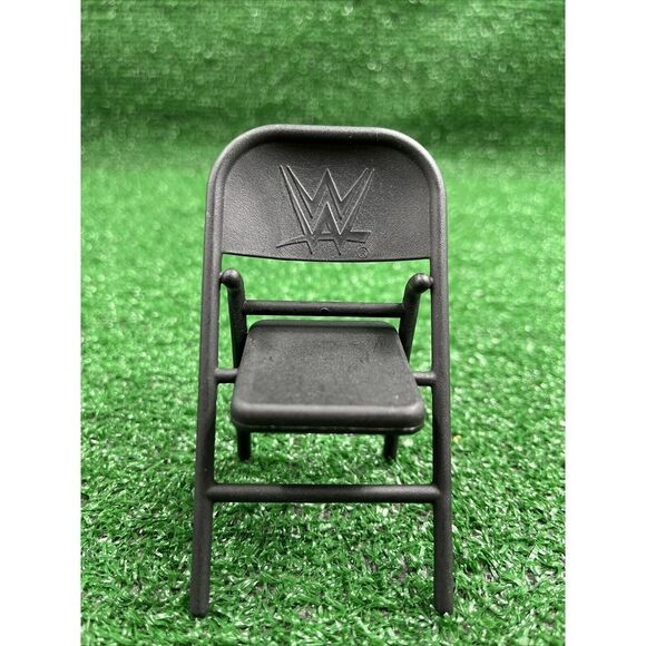 WWE | Toys | Ww Wrestling Black Plastic Mini Folding Chair Prop | Poshmark
